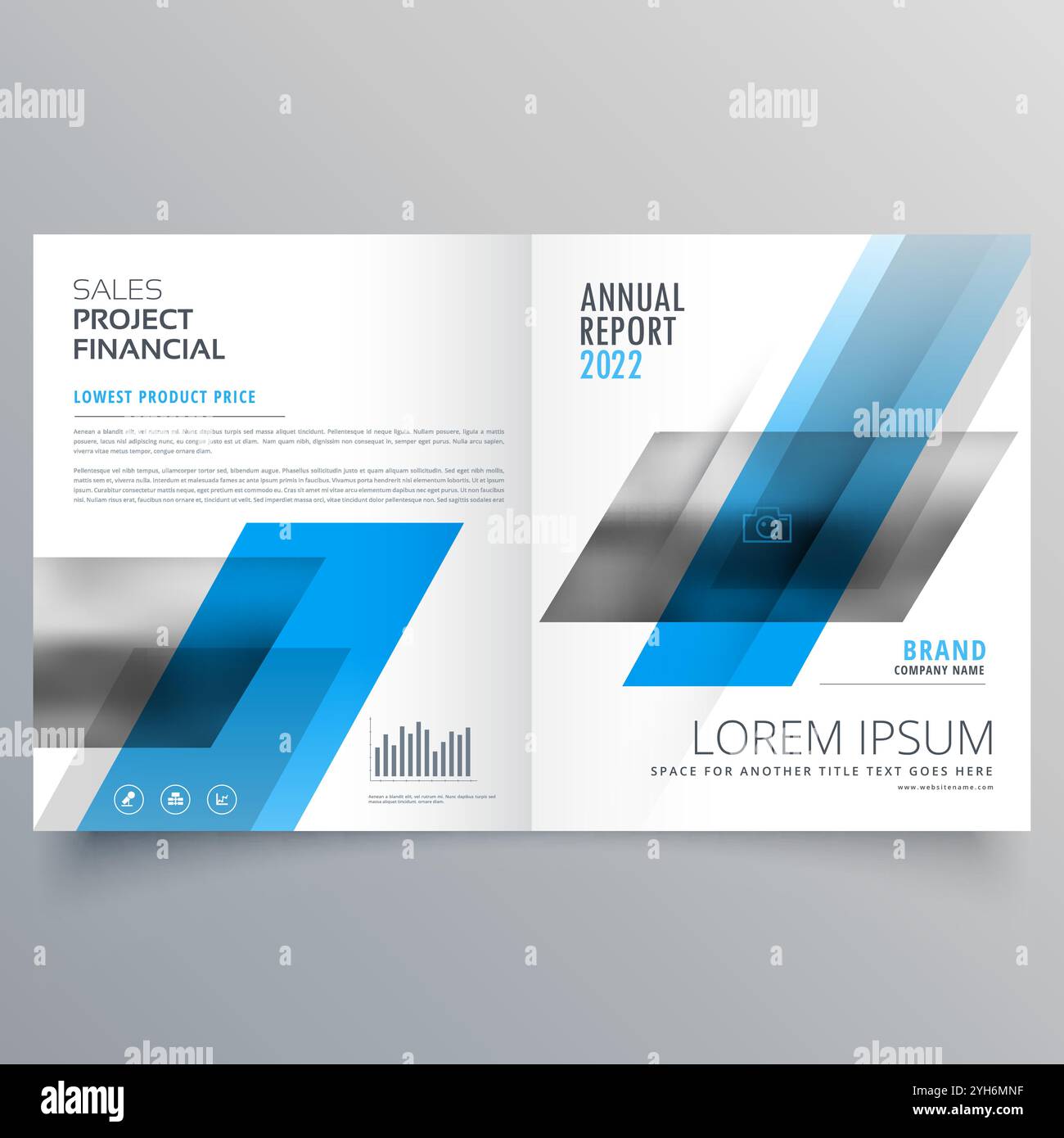 modern business Bifold brochure design template design illustration ...
