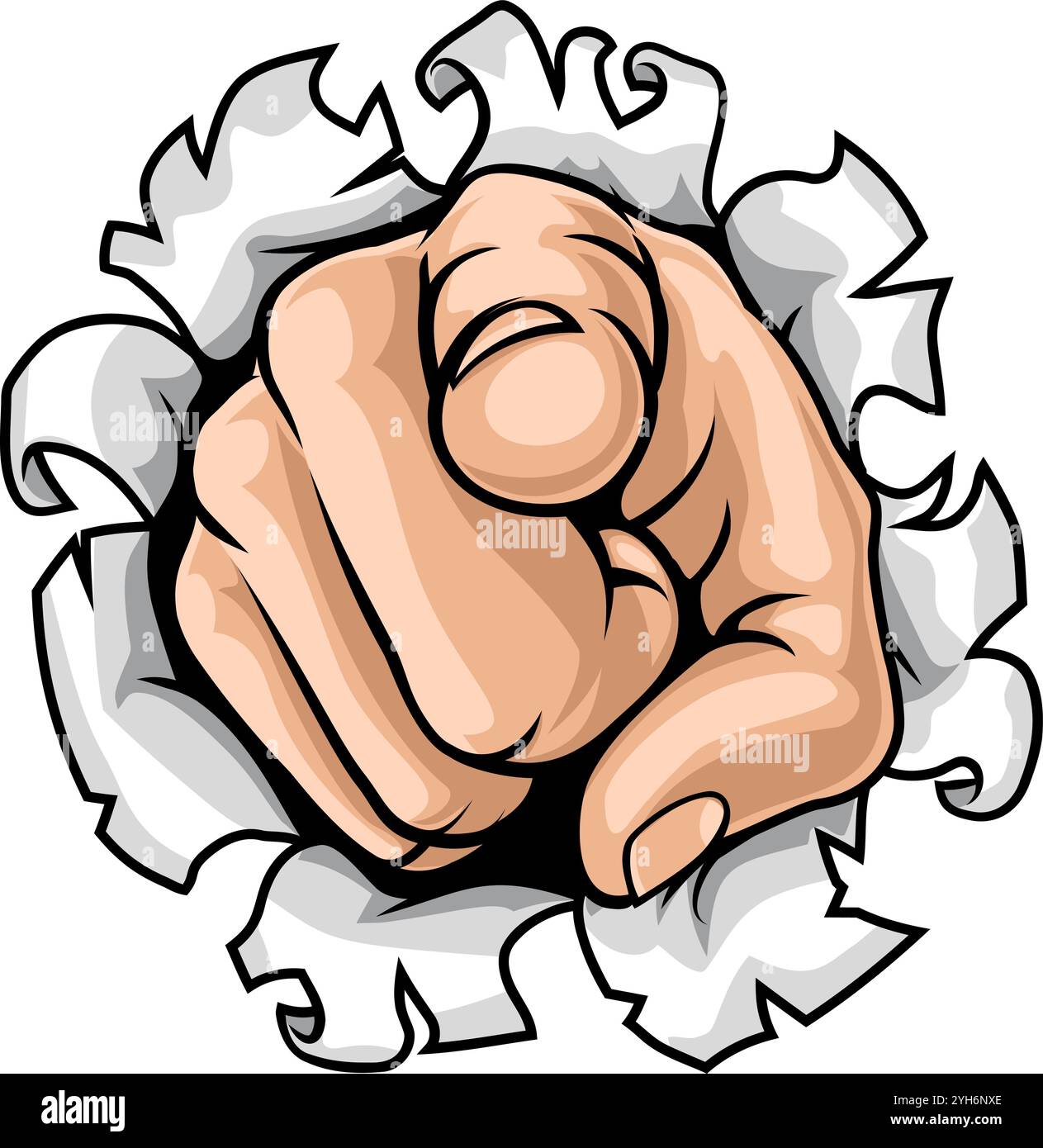 Want You Pointing Finger Cartoon Hand Icon Stock Vector Image & Art - Alamy