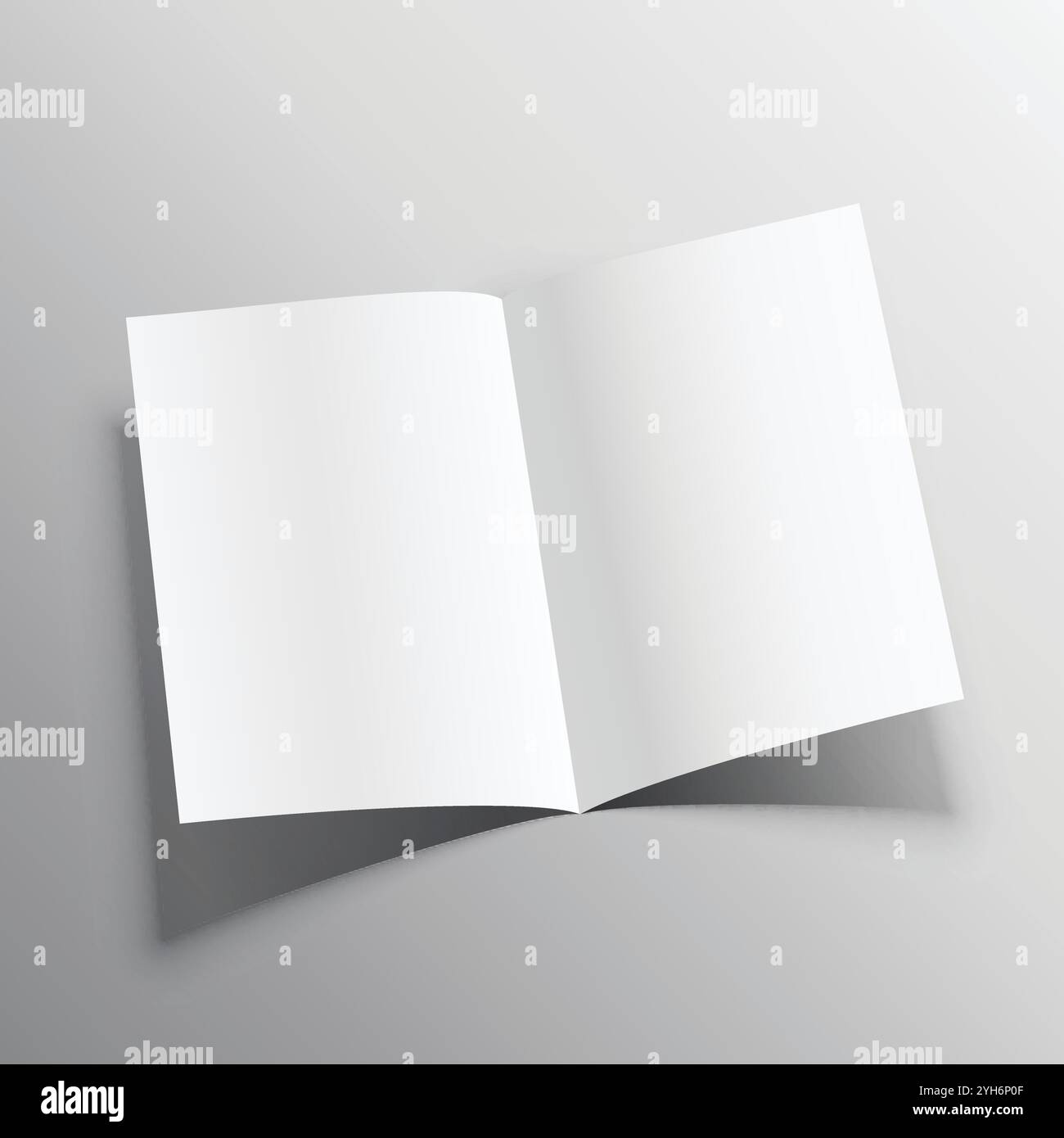 3d realistic paper folder mockup Stock Vector Image & Art - Alamy