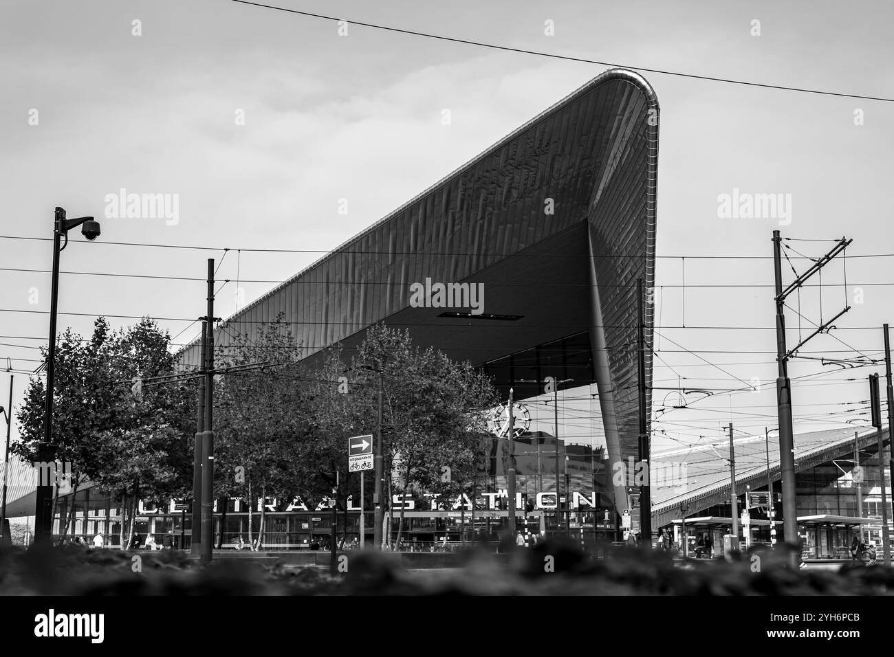 Rotterdam, Netherlands - October 10, 2021: Exterior view of the ...