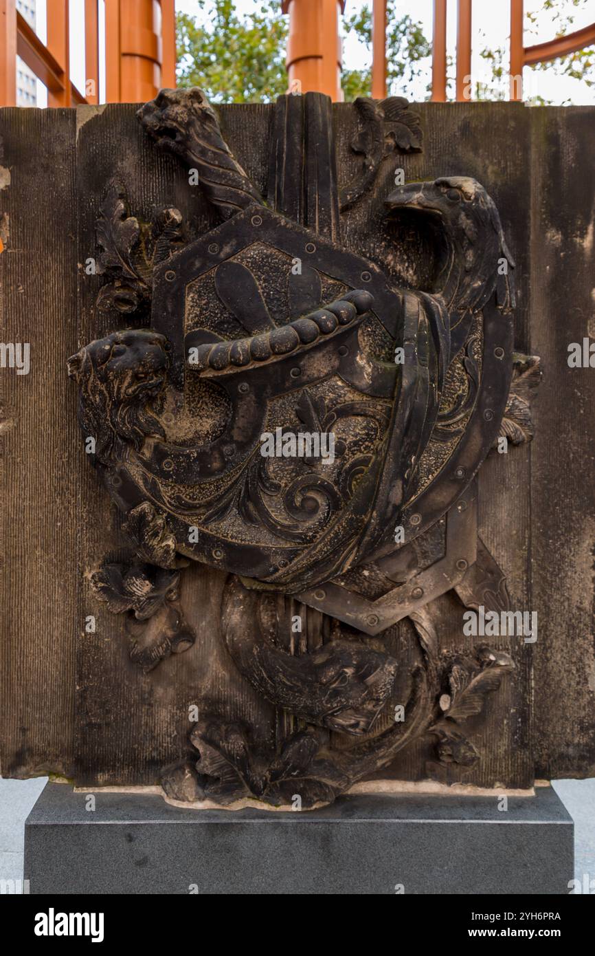 Rotterdam, Netherlands - October 10, 2021: Reconstruction of the ...