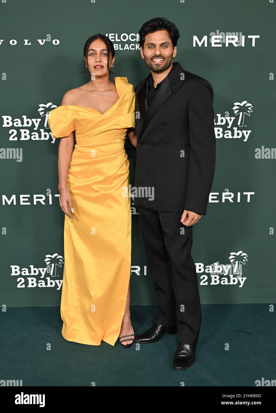 West Hollywood, USA. 09th Nov, 2024. Radhi Devlukia and Jay Shetty ...