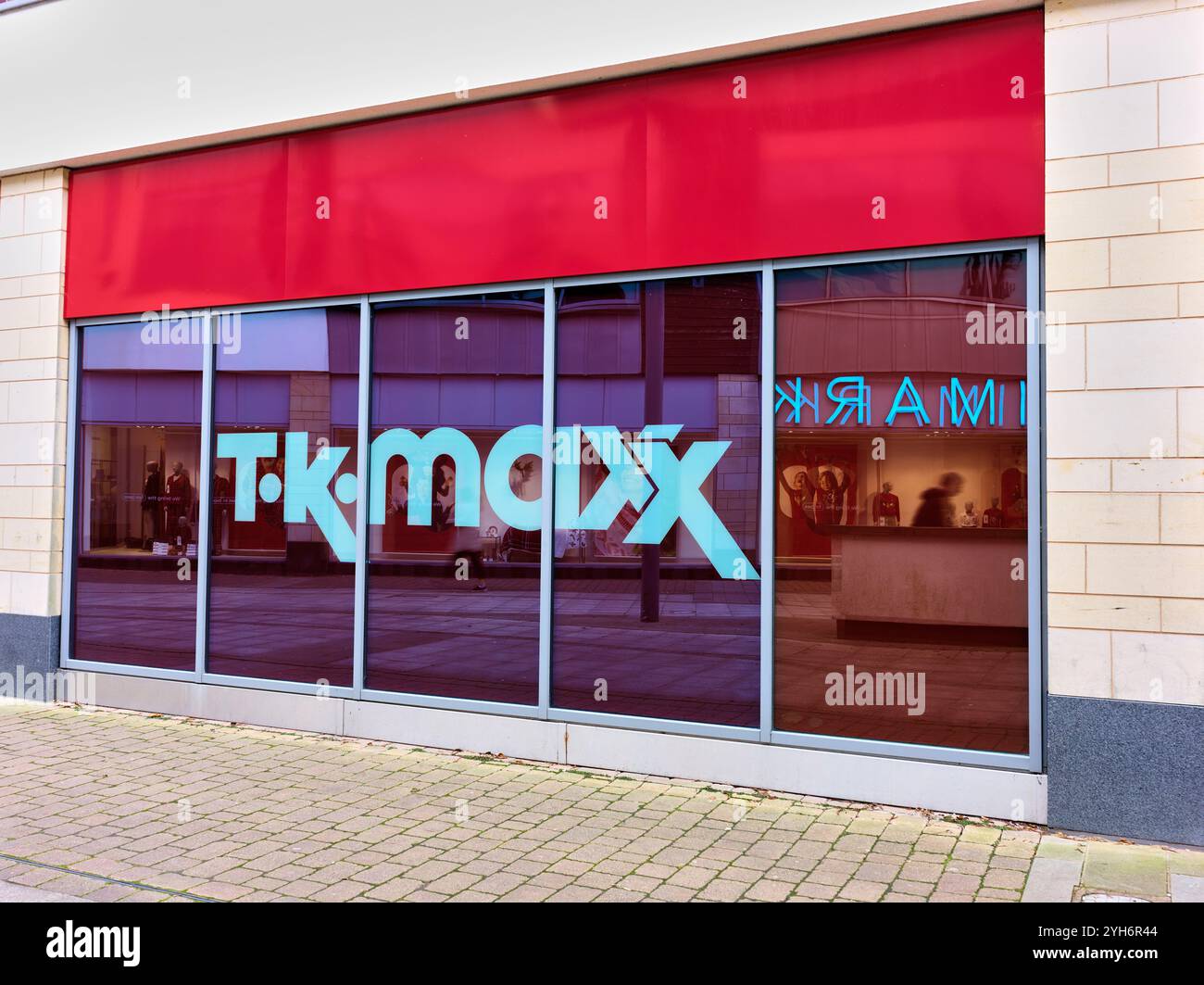 T K Max shop in the shopping precinct at Corby, England Stock Photo - Alamy