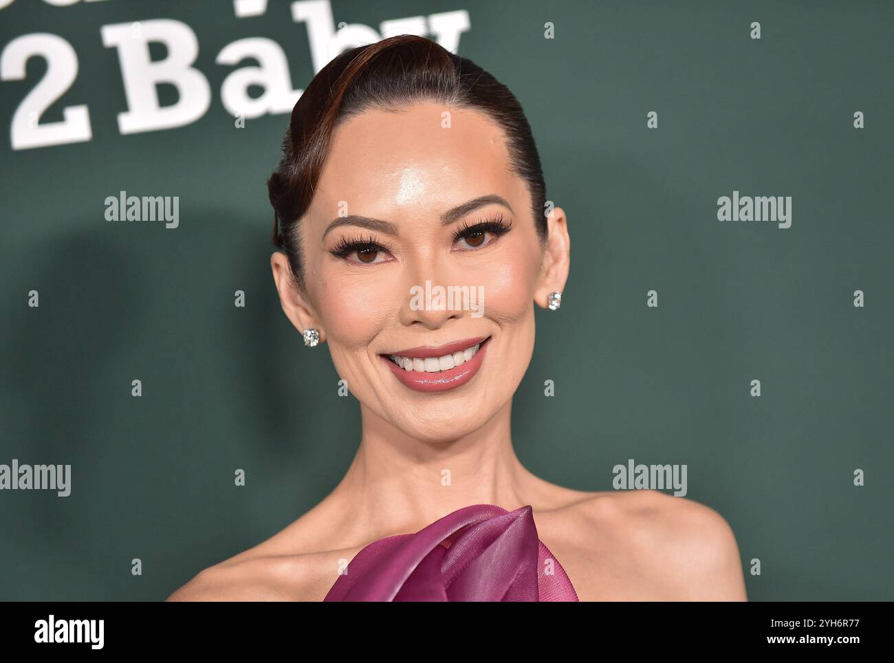 Christine Chiu arriving to the 2024 Baby2Baby Gala held at the Pacific ...