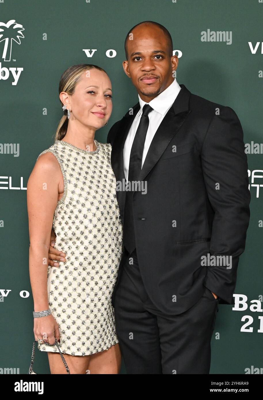 West Hollywood, USA. 09th Nov, 2024. Jennifer Meyer and Geoff Ogunlesi ...