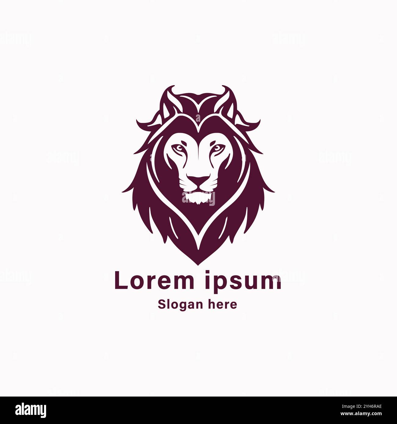 Elegant Lion logo design template Stock Vector Image & Art - Alamy