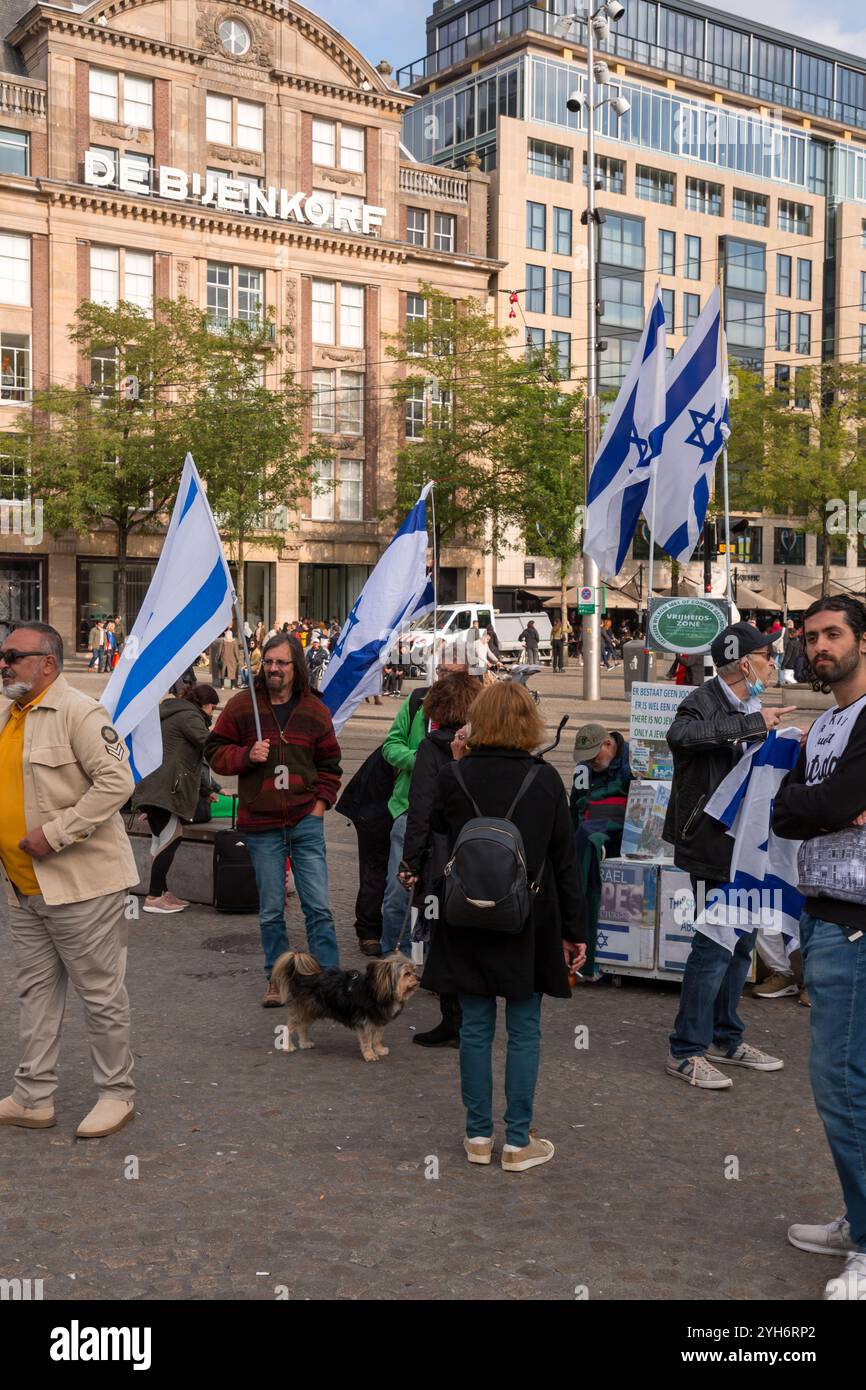 Amsterdam, the Netherlands - October 10, 2021: Israeli people ...