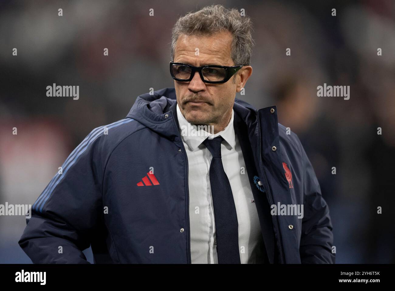 Fabien Galthie before the Autumn Nations Series rugby match between ...