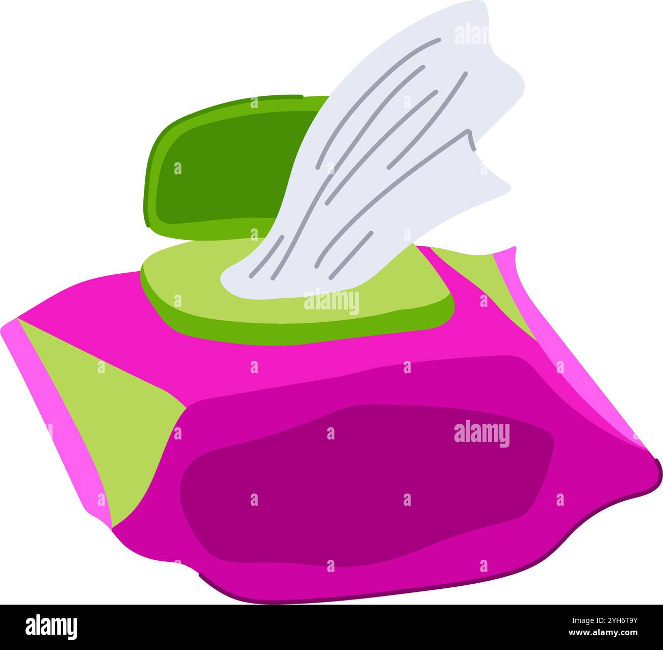 effective makeup remover wipes cartoon vector illustration Stock Vector ...