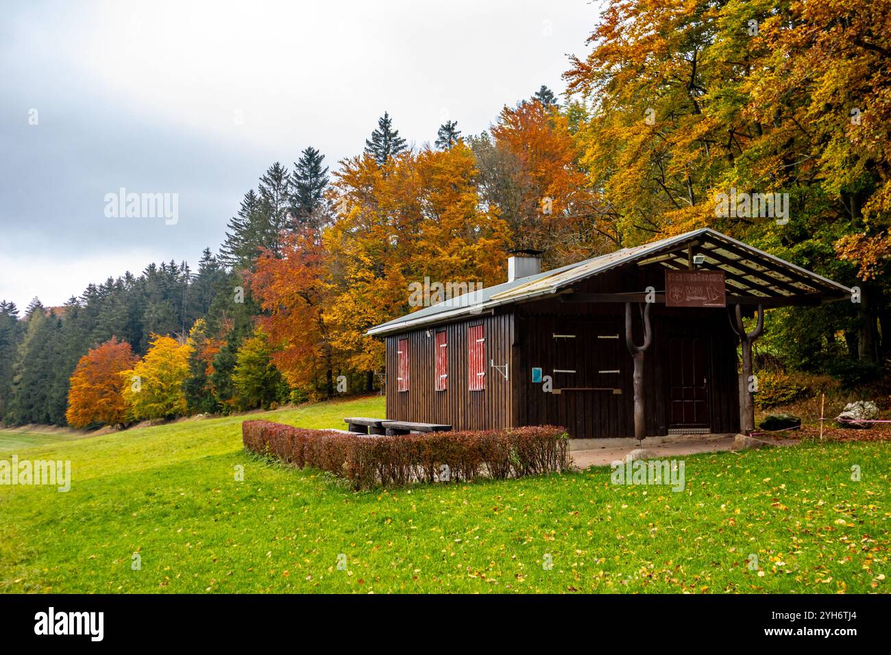 An autumn cycle tour through the Thuringian Forest on the Mommelstein ...
