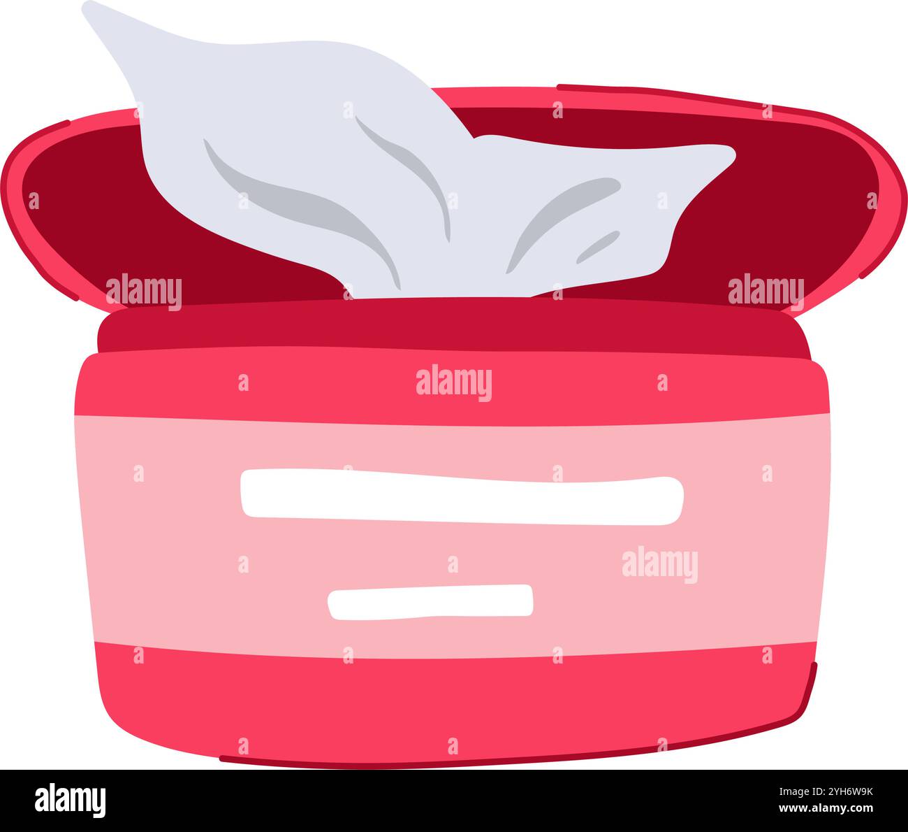soothing makeup remover wipes cartoon vector illustration Stock Vector ...