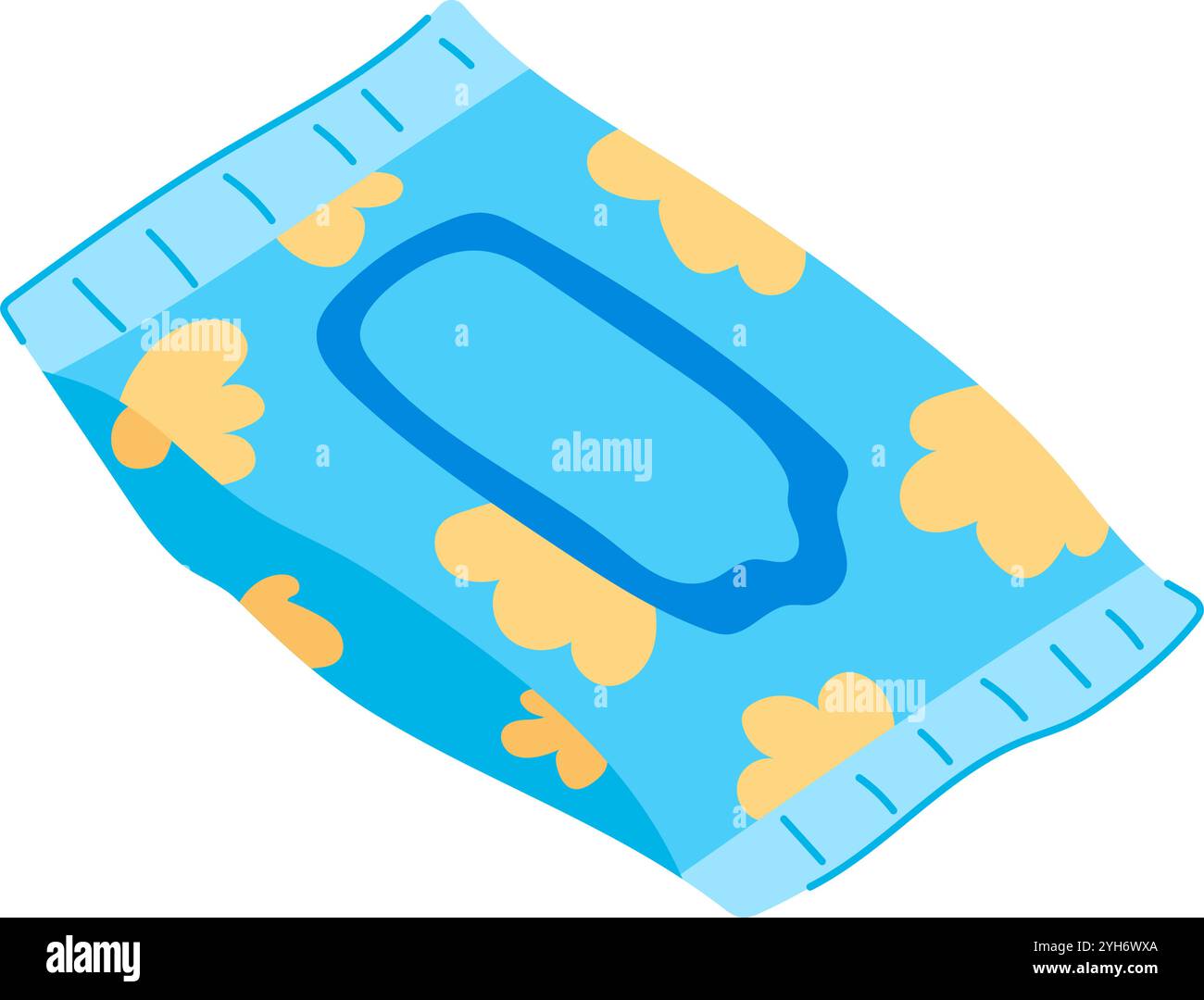 fragrance makeup remover wipes cartoon vector illustration Stock Vector ...