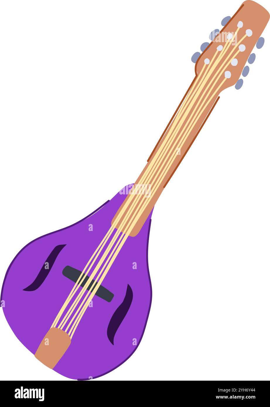 pick mandolin cartoon vector illustration Stock Vector Image & Art - Alamy