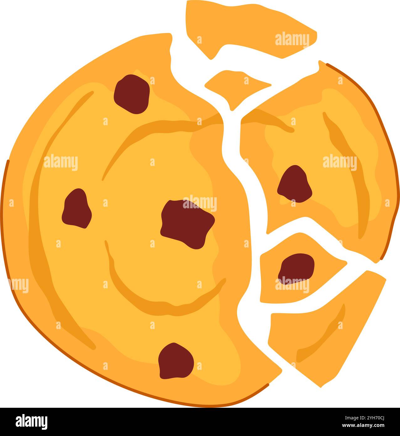 Easy chocolate recipe Stock Vector Images - Alamy