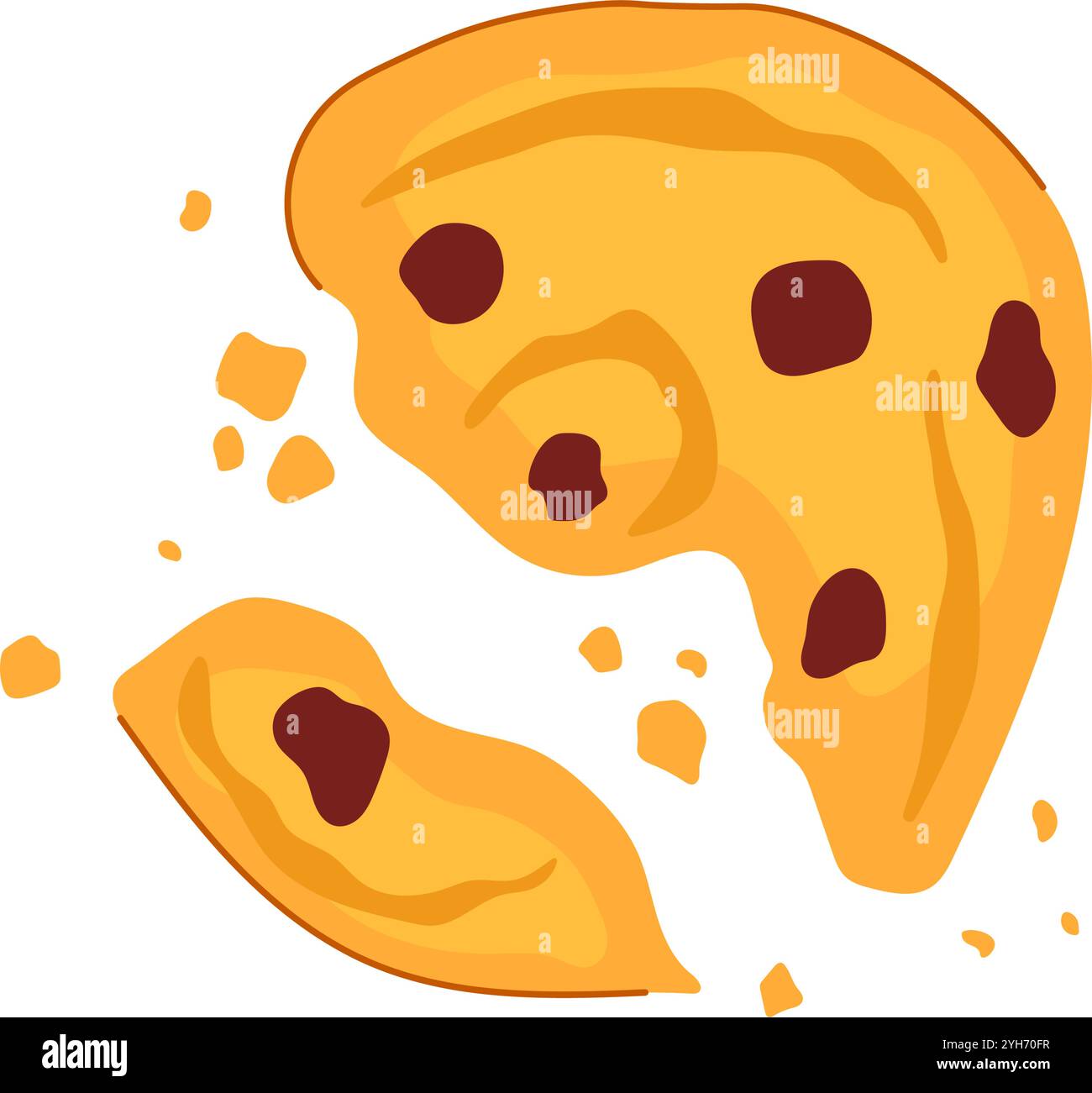 baking oatmeal cookies cartoon vector illustration Stock Vector Image ...