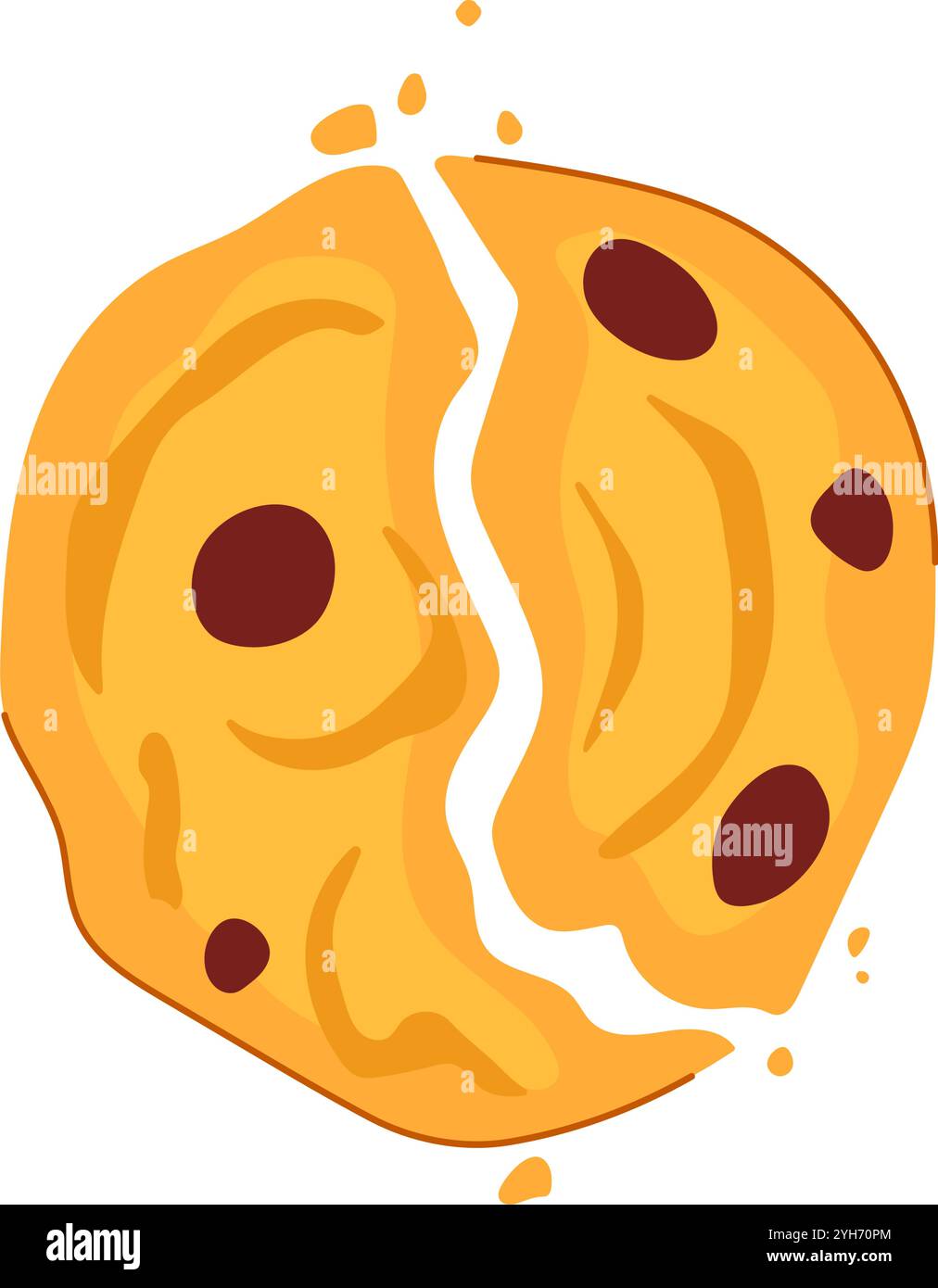 oats oatmeal cookies cartoon vector illustration Stock Vector Image ...