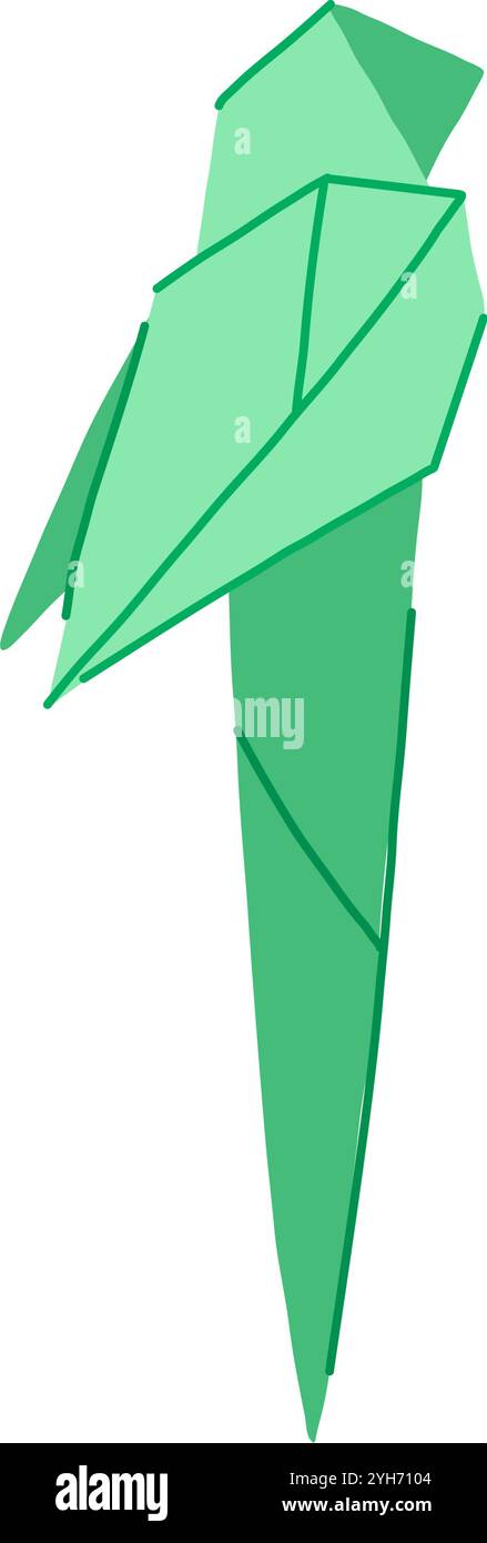 elephant origami animals cartoon vector illustration Stock Vector Image ...