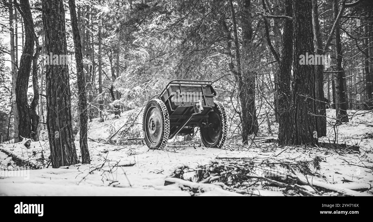 Abandoned German Infantry Cart Or Handcart Infanteriekarren If8 Of ...