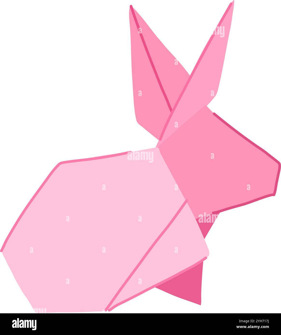 dog origami animals cartoon vector illustration Stock Vector Image ...