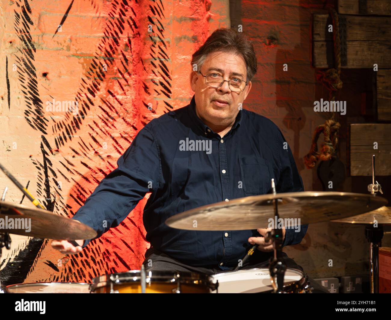 Clark Tracey playing in his Quintet at the Bear Club in Luton Stock ...