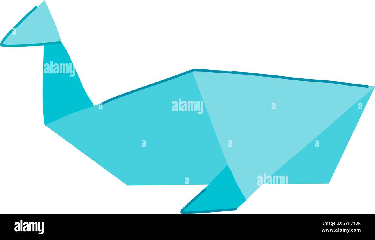 bird origami animals cartoon vector illustration Stock Vector Image ...