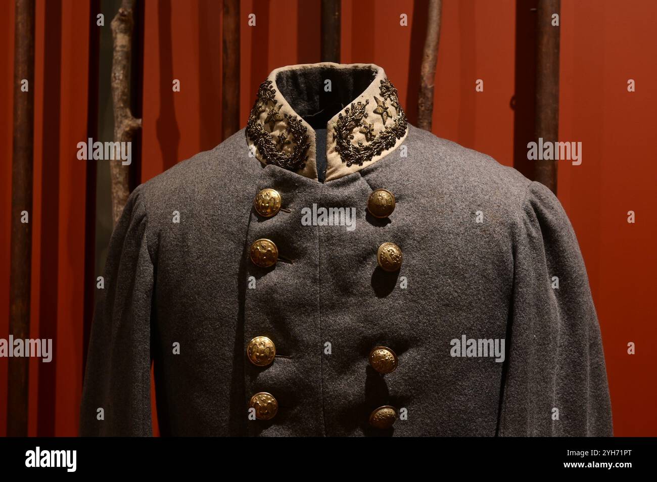 Confederate Officers uniforms from the American Civil war Stock Photo ...