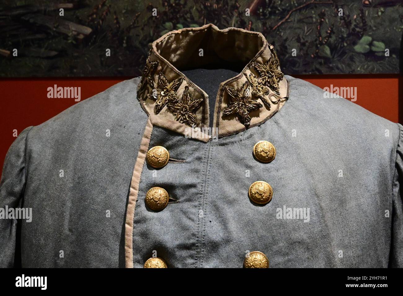 Confederate Officers uniforms from the American Civil war Stock Photo ...