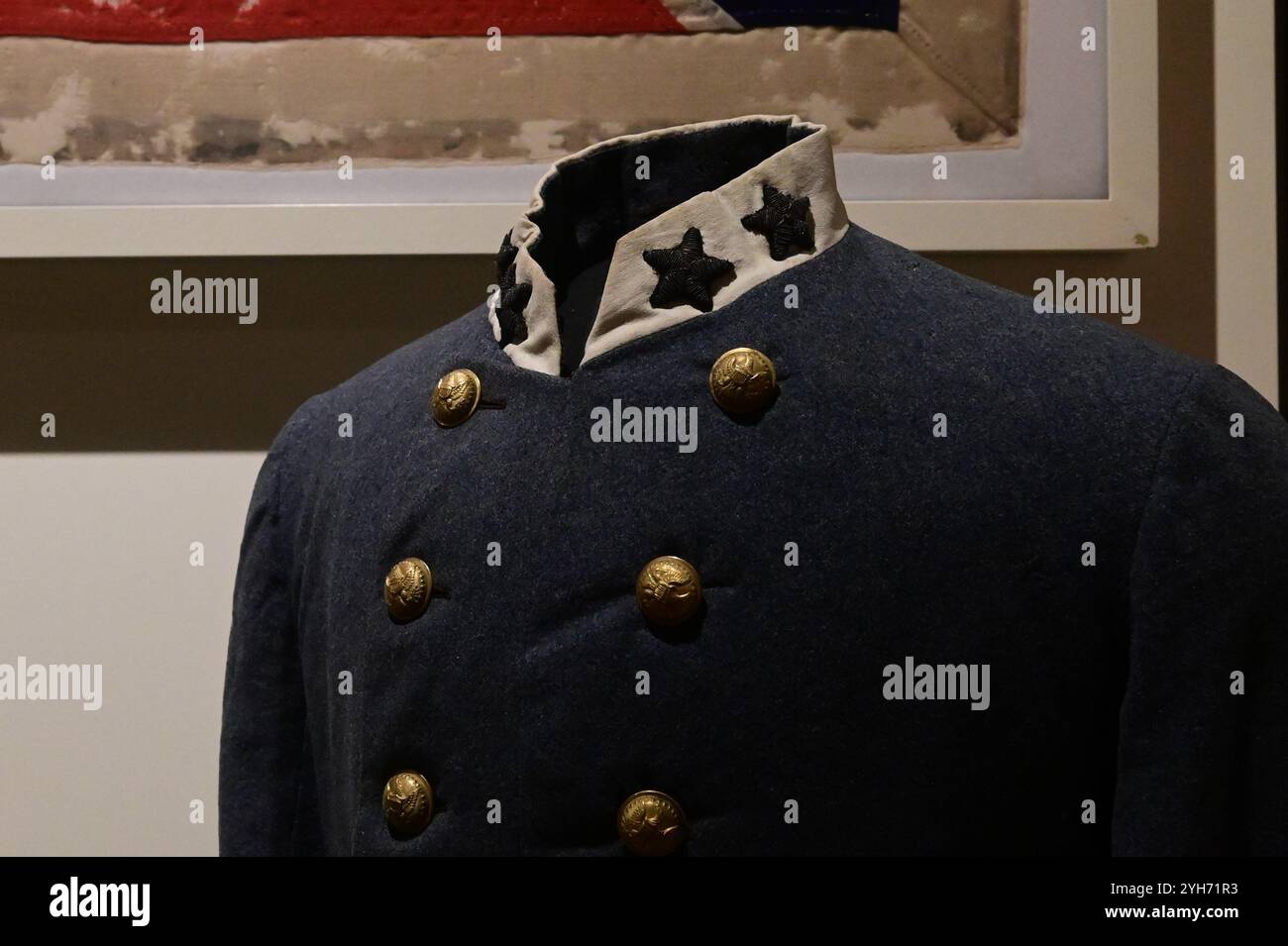 Confederate Officers uniforms from the American Civil war Stock Photo ...
