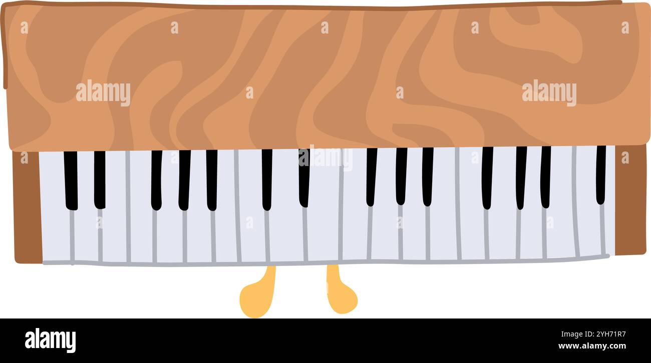 Piano practice cartoon hi-res stock photography and images - Alamy