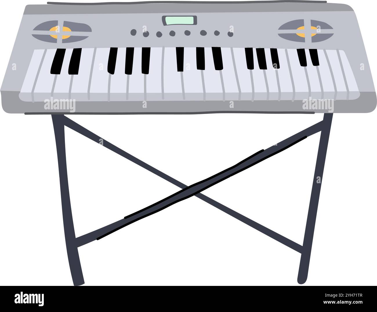 chords piano cartoon vector illustration Stock Vector Image & Art - Alamy