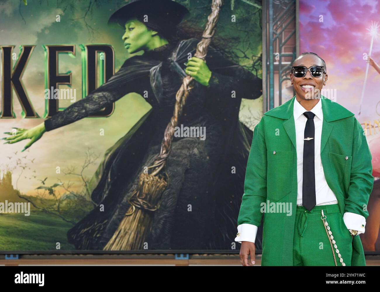 Lena Waithe arrives at the premiere of "Wicked" on Saturday, Nov. 9 ...