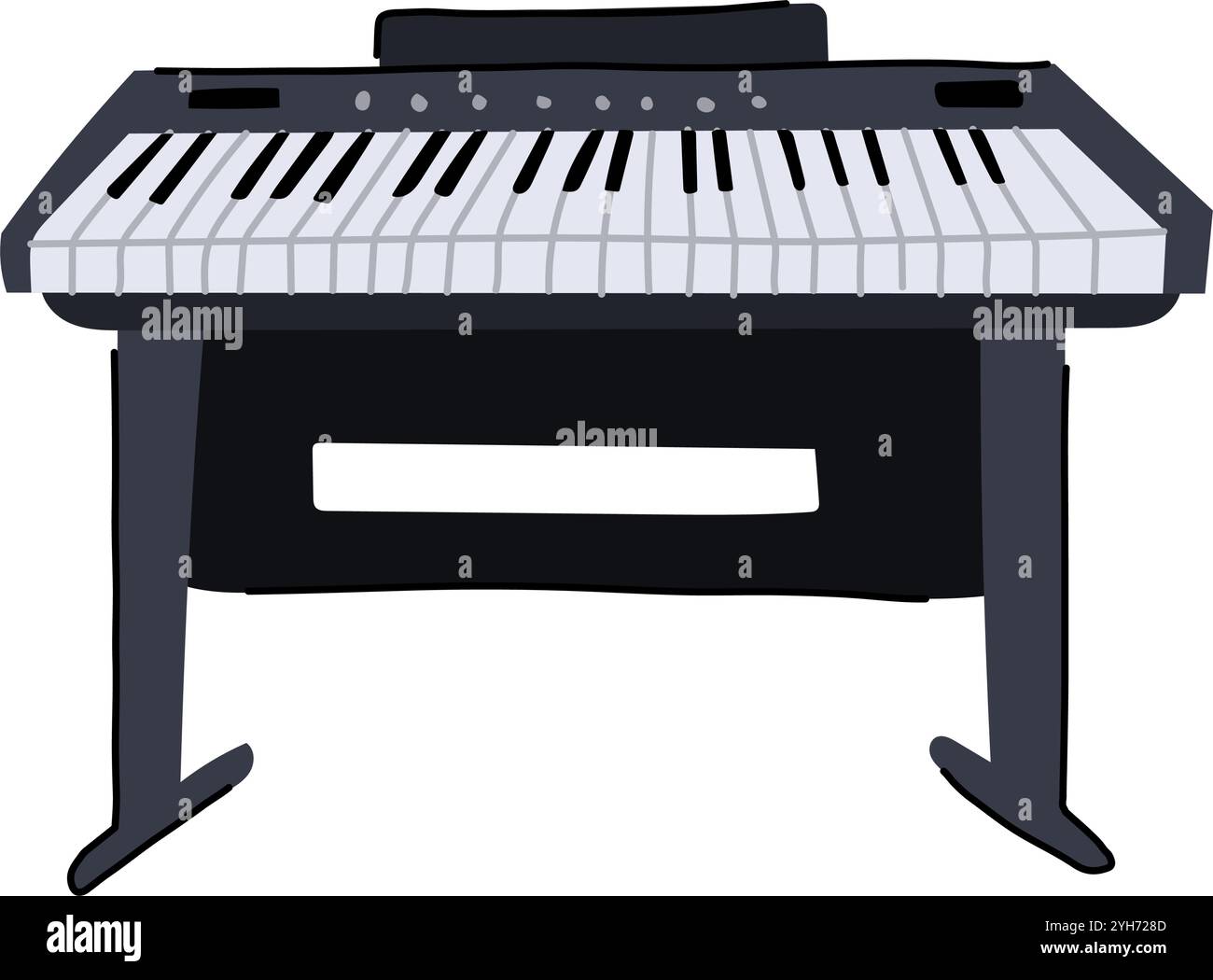 Piano practice cartoon hi-res stock photography and images - Alamy