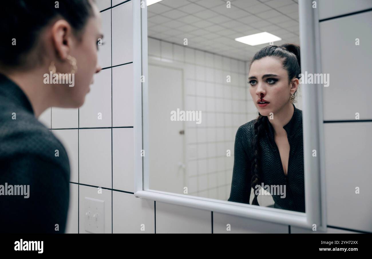 MARGARET QUALLEY in THE SUBSTANCE (2024), directed by CORALIE FARGEAT ...