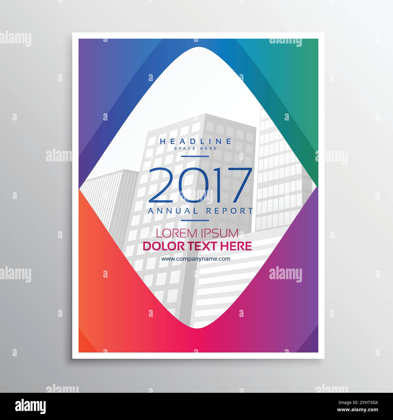 modern business magazine or annual report cover template brochure ...