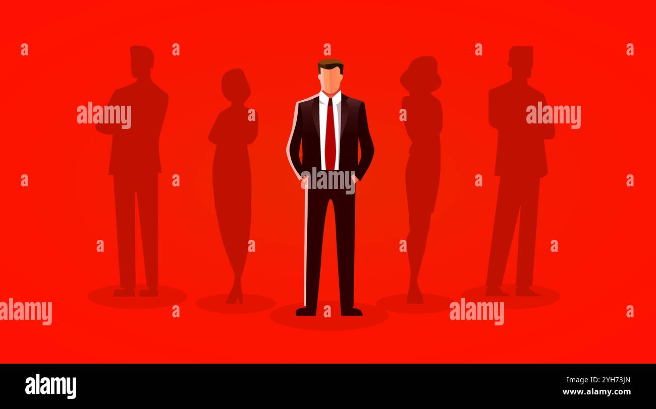 Professional young colleagues standing Stock Vector Images - Alamy