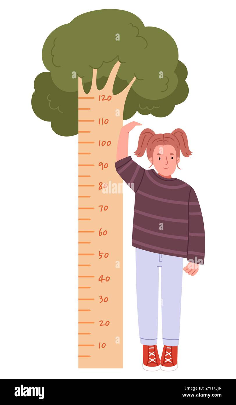 Height chart vector vectors hi-res stock photography and images - Alamy