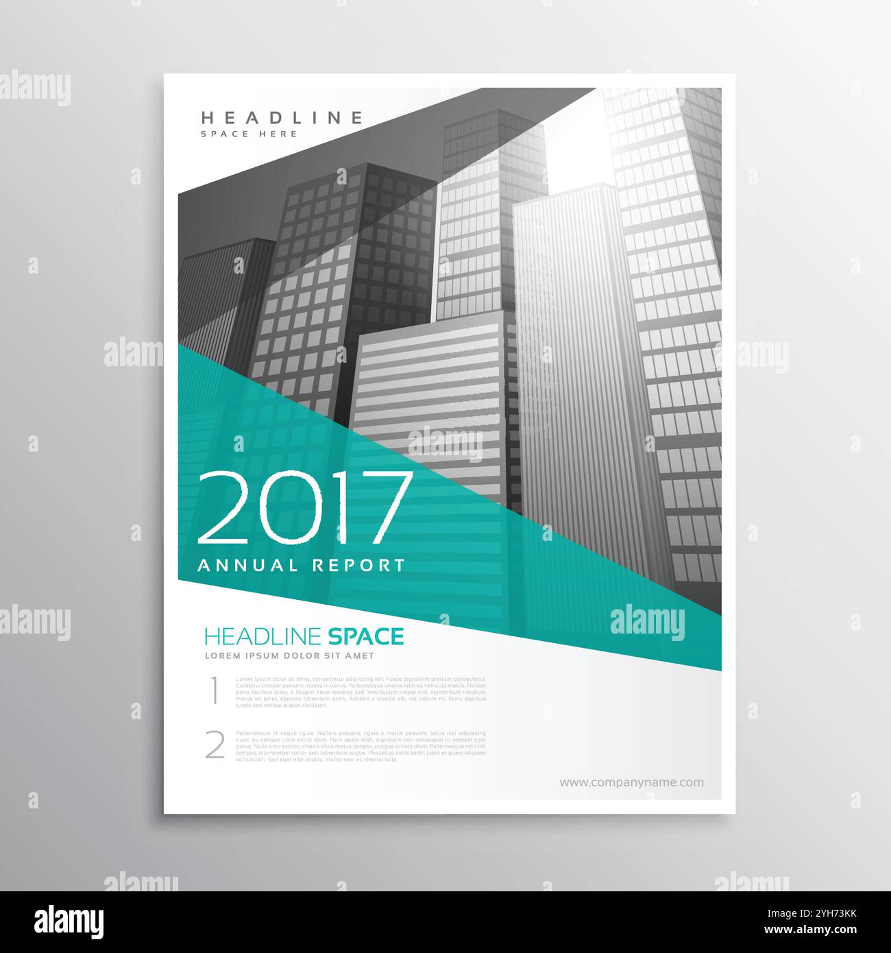 modern business flyer poster brochure design template in size A4 Stock ...