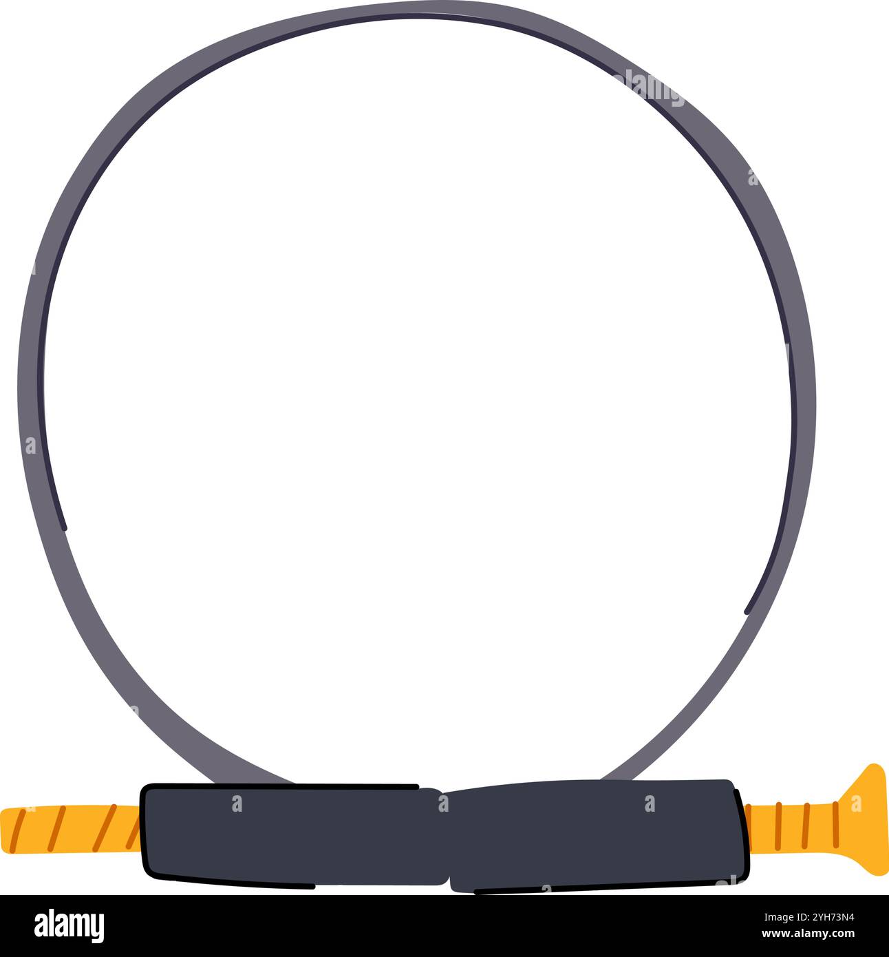 stainless pipe clamp cartoon vector illustration Stock Vector Image ...