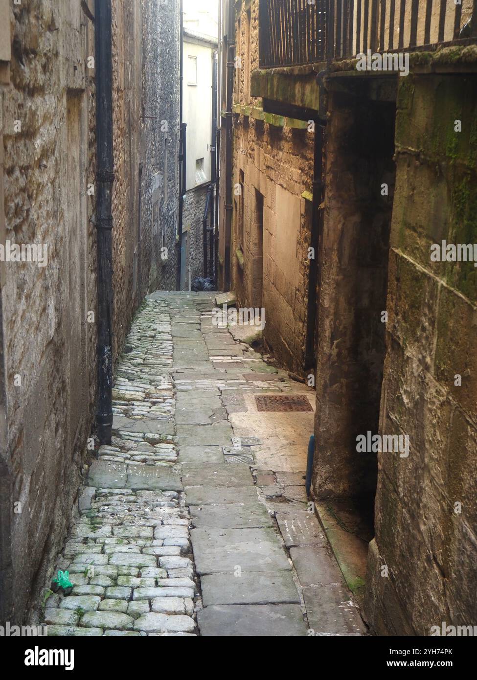 Slippery Lane Bath, a steep and narrow medieval passage leading from ...
