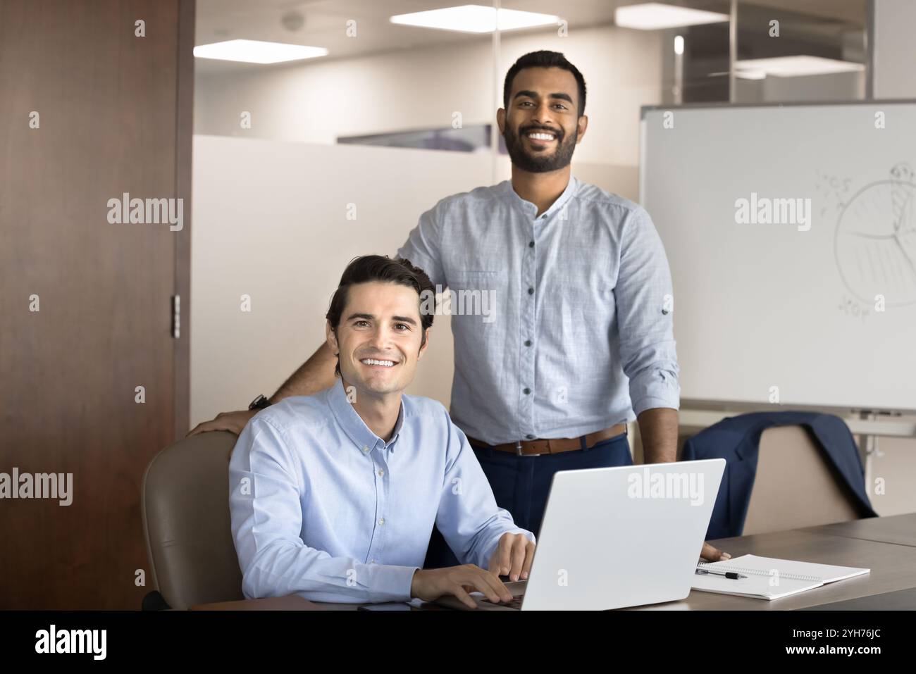 Portrait two project managers hi-res stock photography and images - Alamy