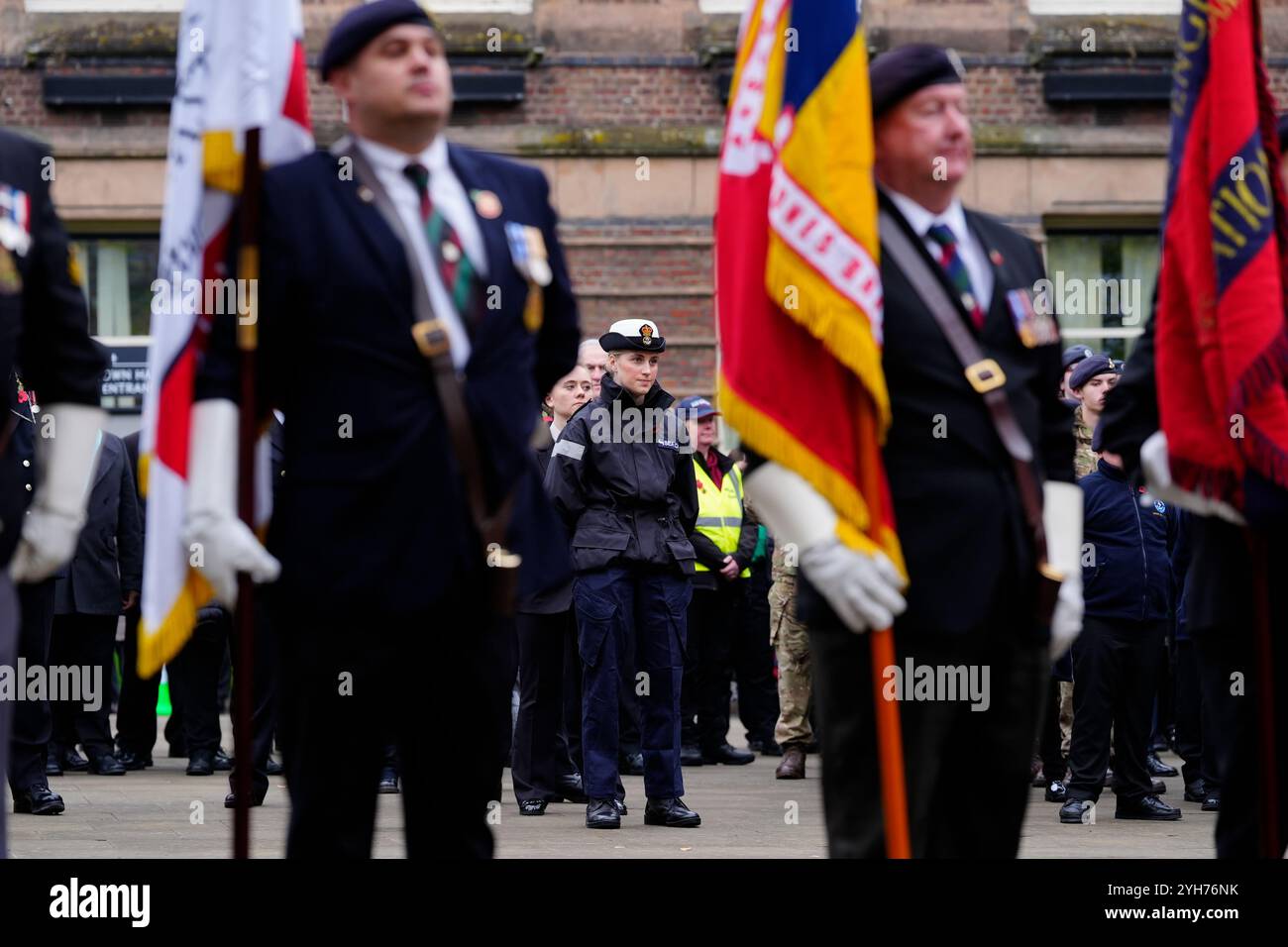 A member of the Sea Cadets during a Remembrance Sunday service Victoria ...