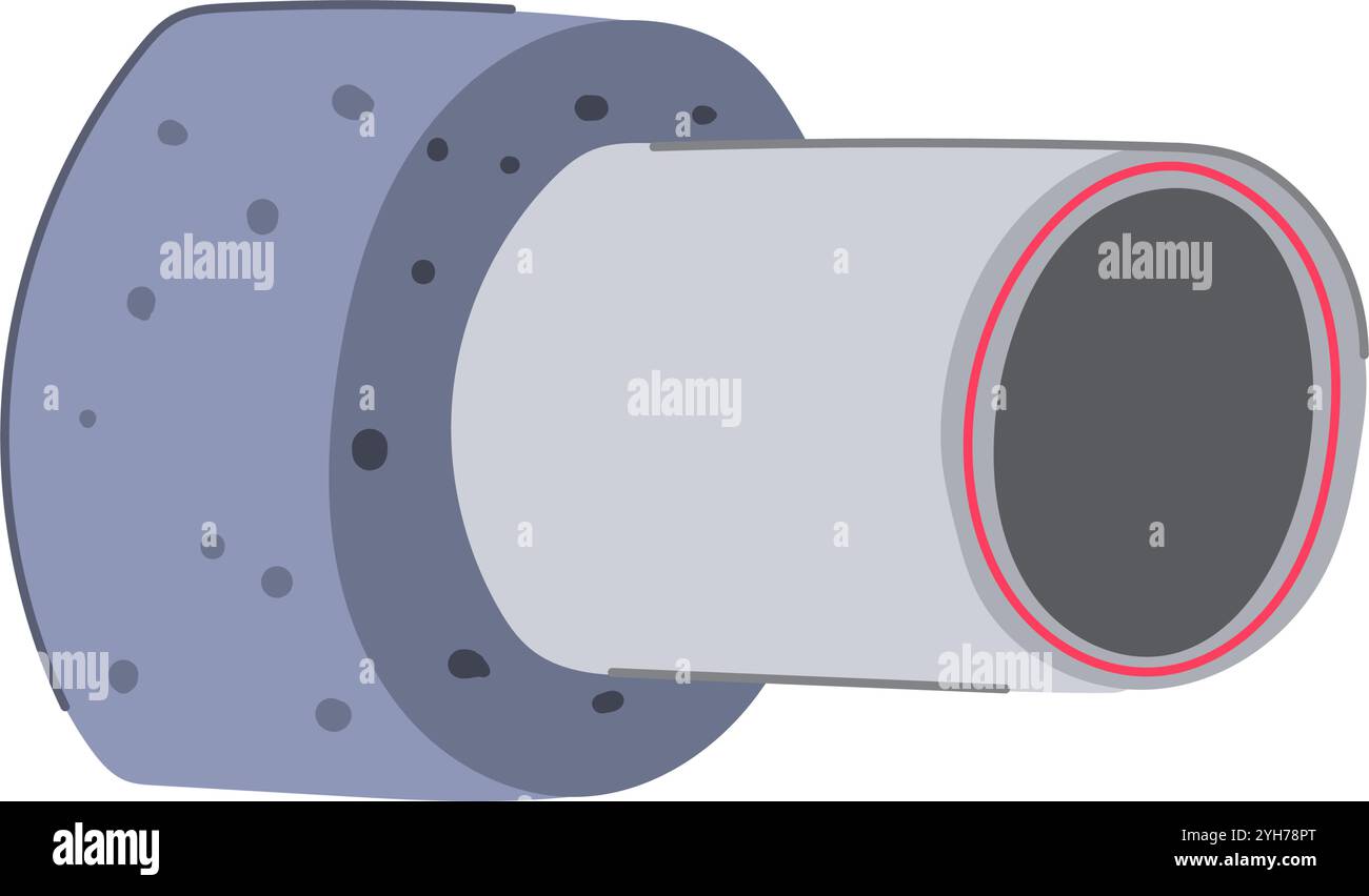temperature pipe insulation cartoon vector illustration Stock Vector Image & Art - Alamy