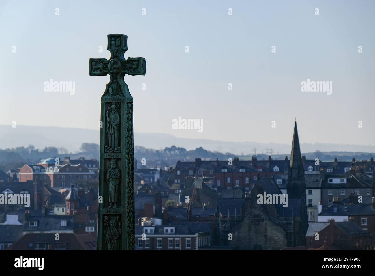 View over Whitby town, North Yorkshire, England, UK Stock Photo - Alamy