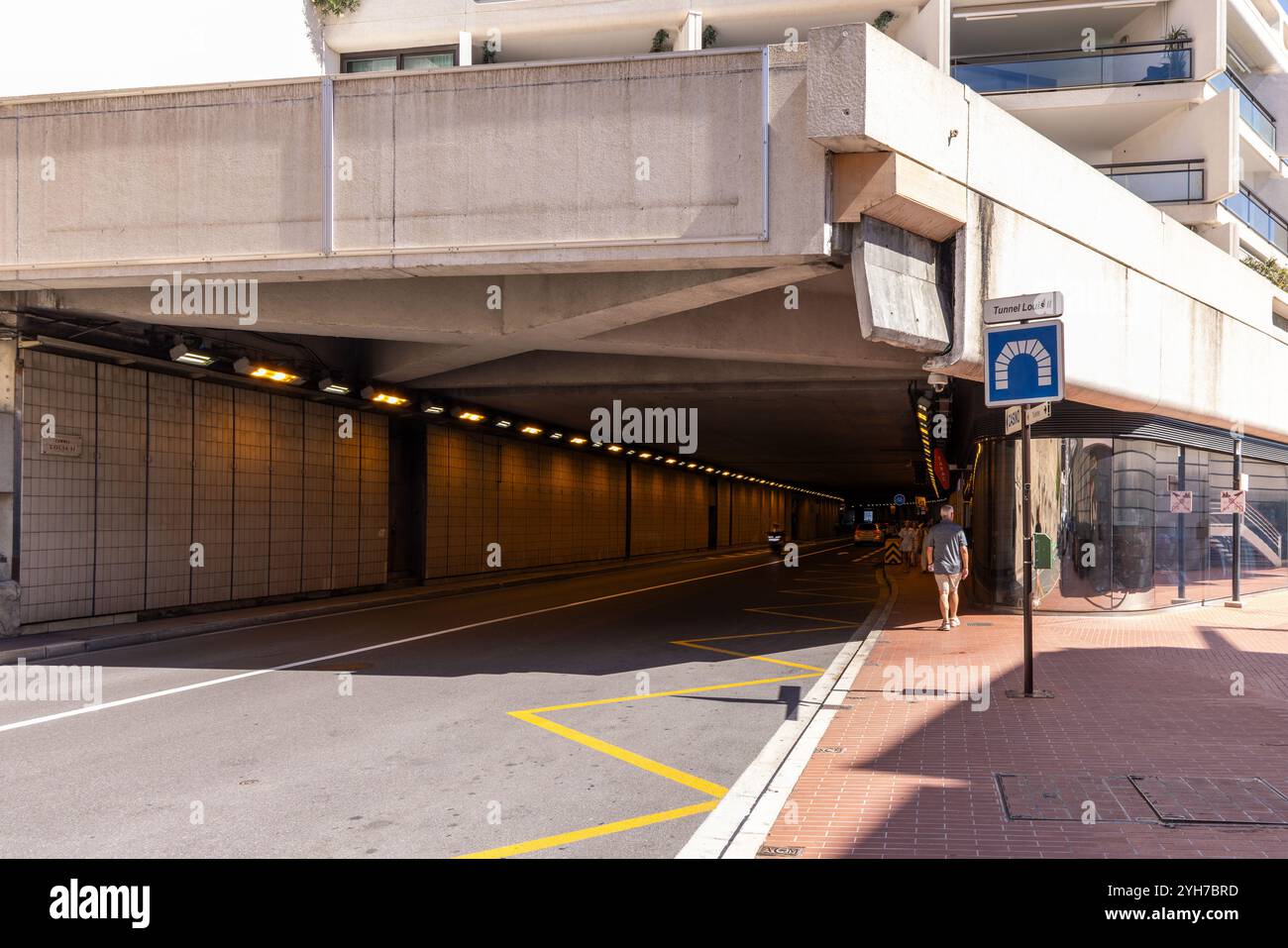 Louis ii tunnel hi-res stock photography and images - Alamy