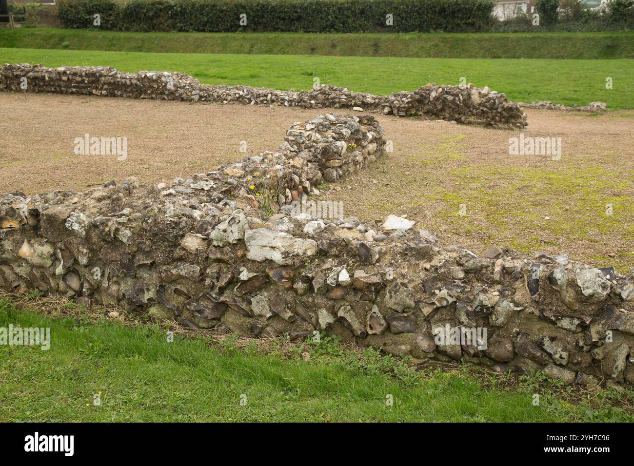 Caister Roman Saxon Shore fort Stock Photo - Alamy