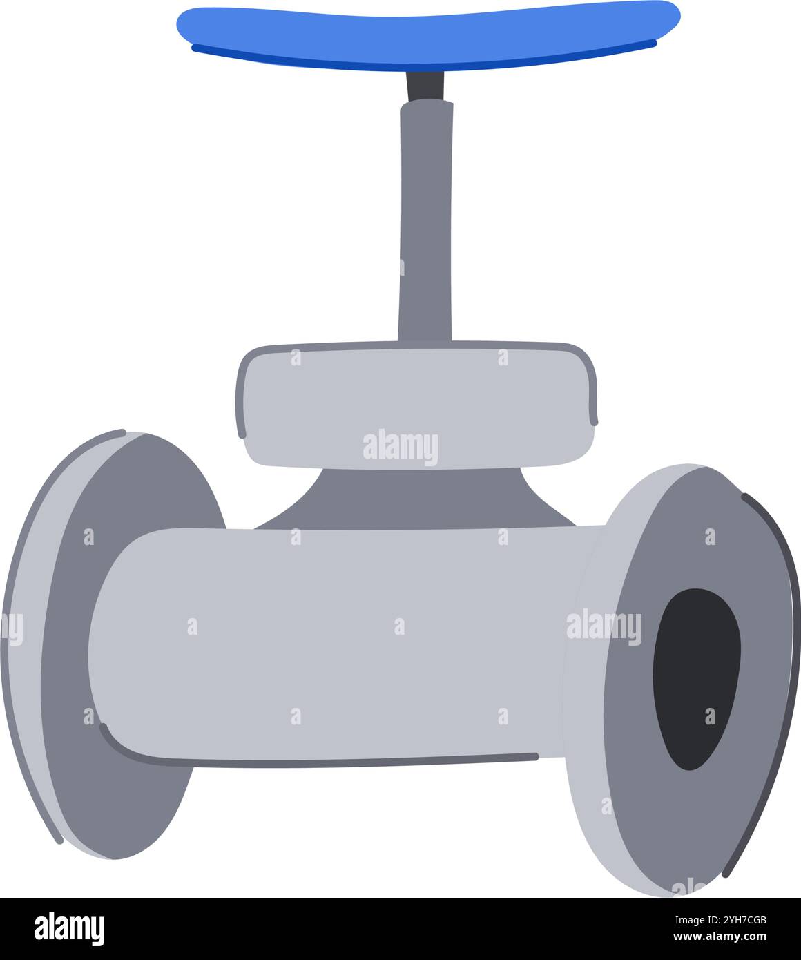leak plumbing valve cartoon vector illustration Stock Vector Image ...