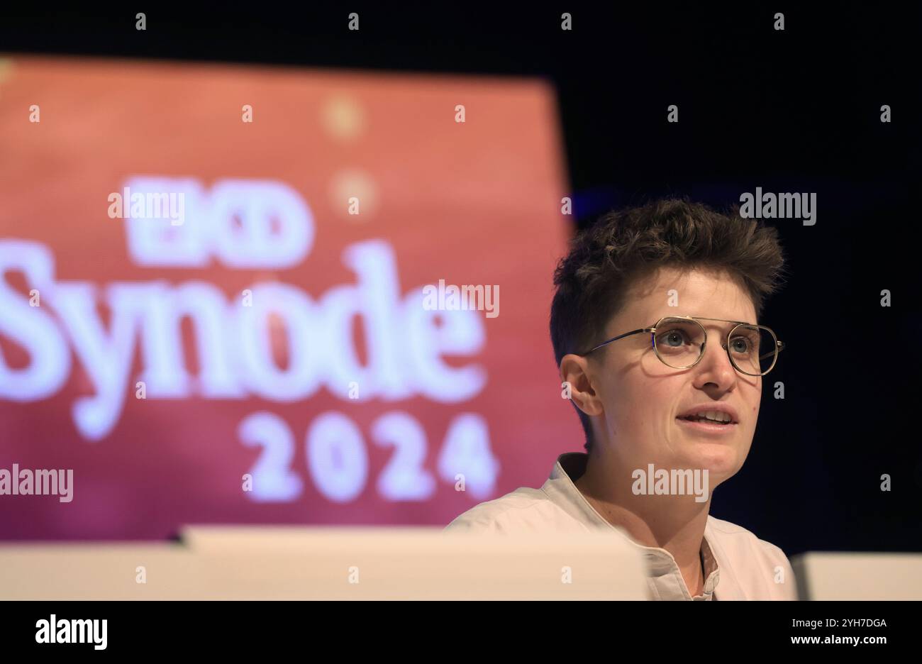 10 November 2024, Bavaria, Würzburg: President Anna-Nicole Heinrich ...