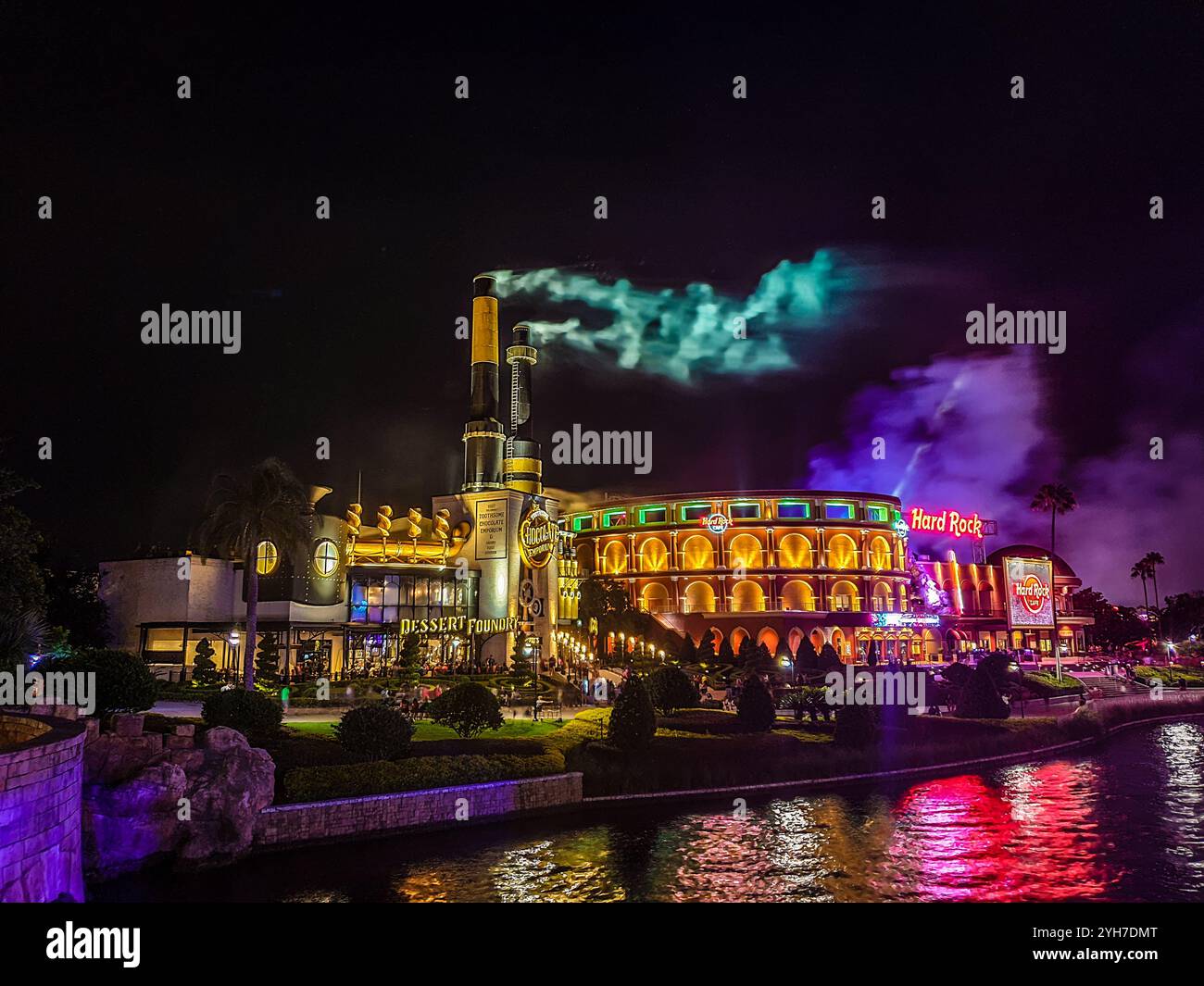 Vibrant Night time View of Iconic Toothsome Chocolate Emporium and The ...