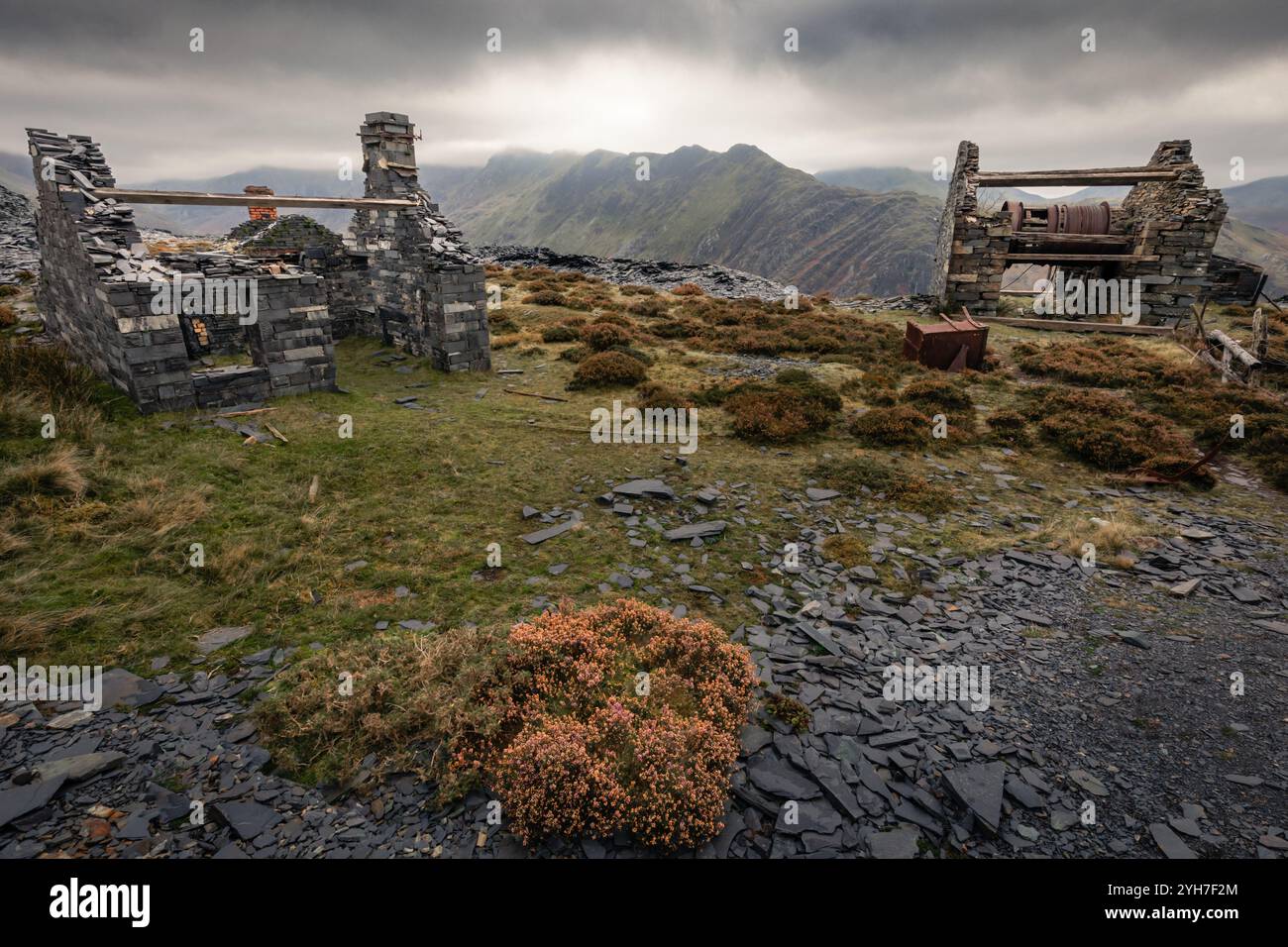 Dinorwic Slate Quarry, Gywnedd, Wales Stock Photo - Alamy
