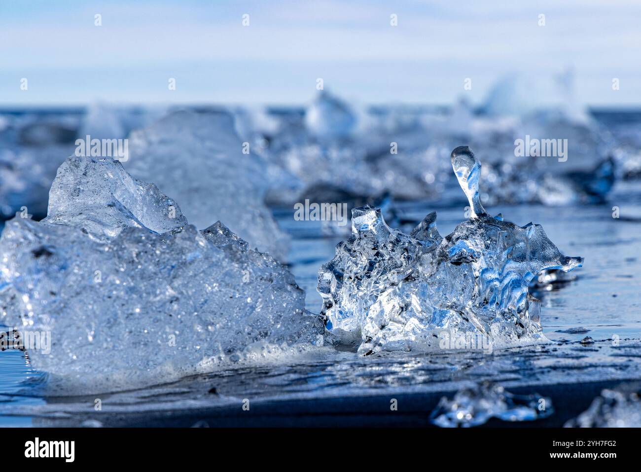Diamond Beach am Mittag Stock Photo - Alamy
